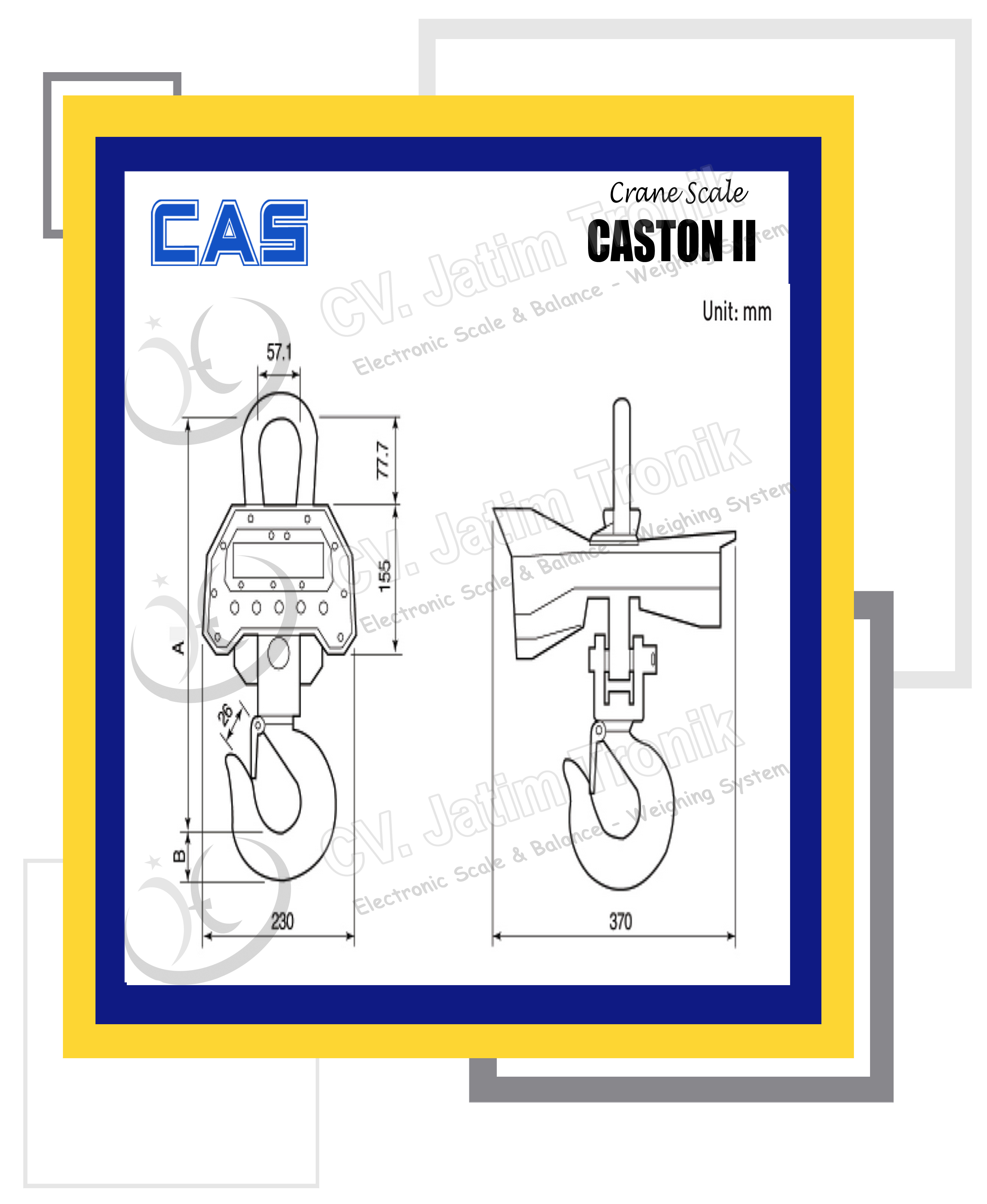 Jual CRANE SCALE CAS CASTON II oleh CV. JATIM TRONIK - Surabaya - Jawa ...