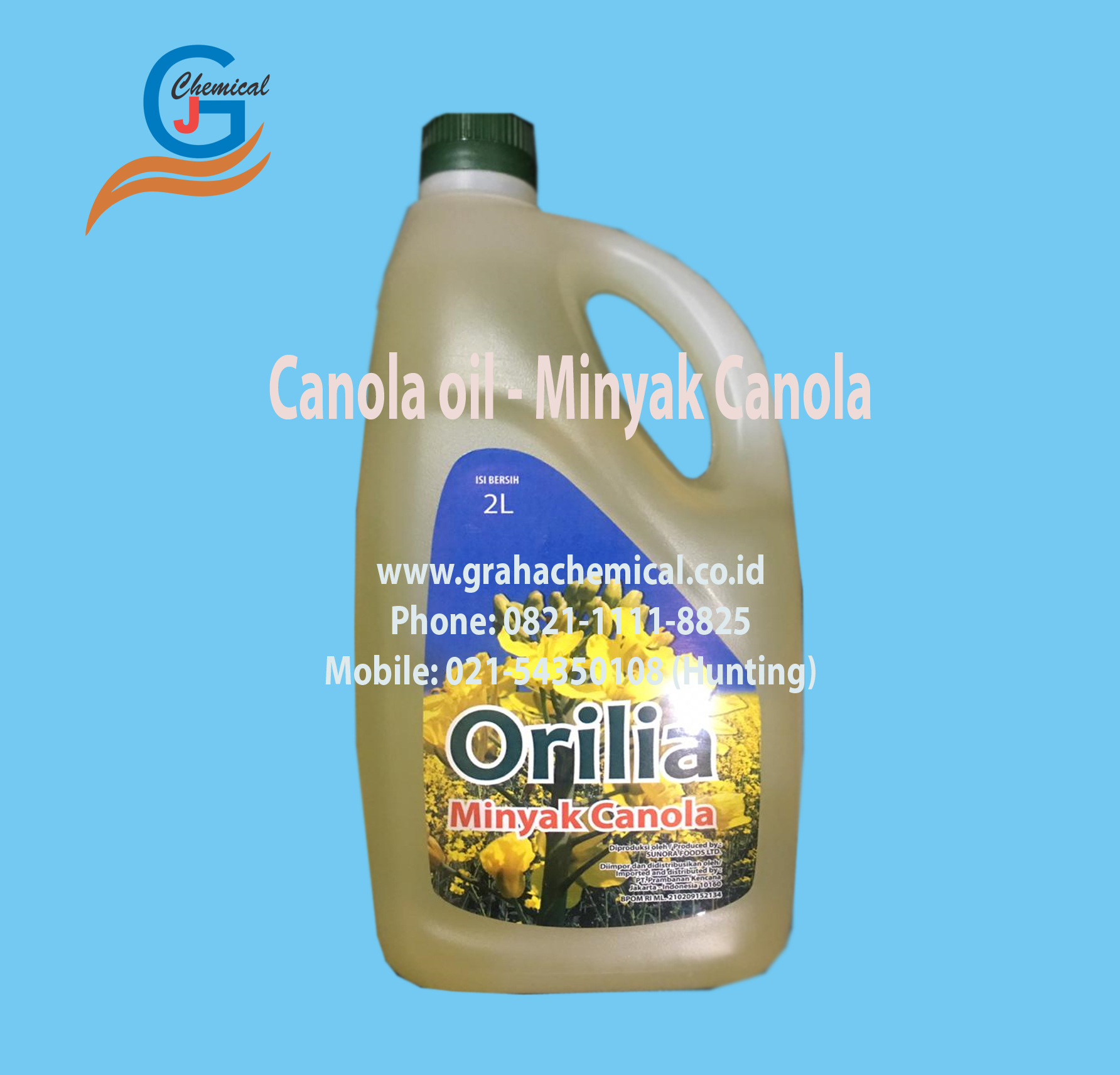 Jual Canola Oil - Minyak Canola oleh PT. Graha Jaya Pratama Kinerja