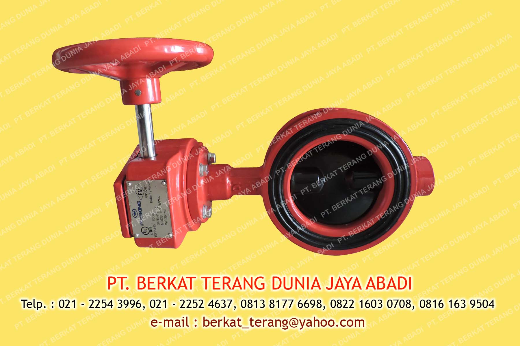Jual BUTTERFLY VALVE 4 INCH FIREKING BY VIKING MODEL BARU oleh PT ...