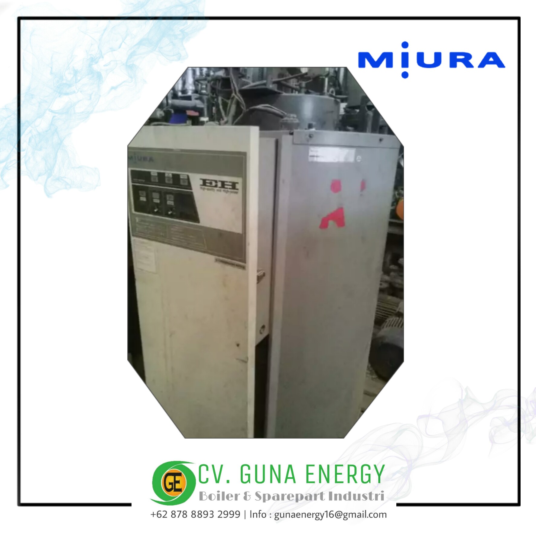 Jual Steam Boiler Miura Solar 500 Kg Berkualitas oleh Guna Energy