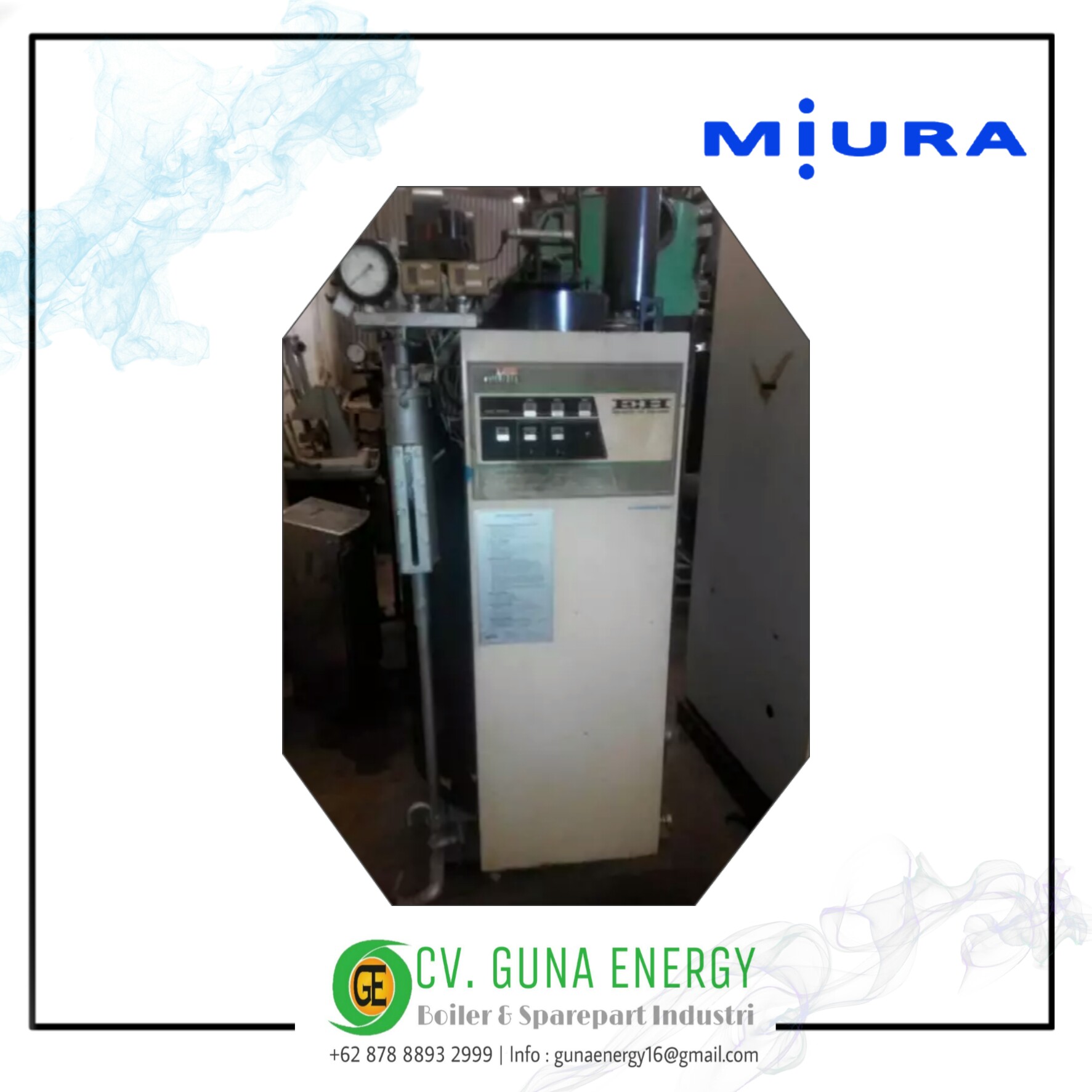 Jual Steam Boiler Miura Solar 500 Kg oleh Guna Energy
