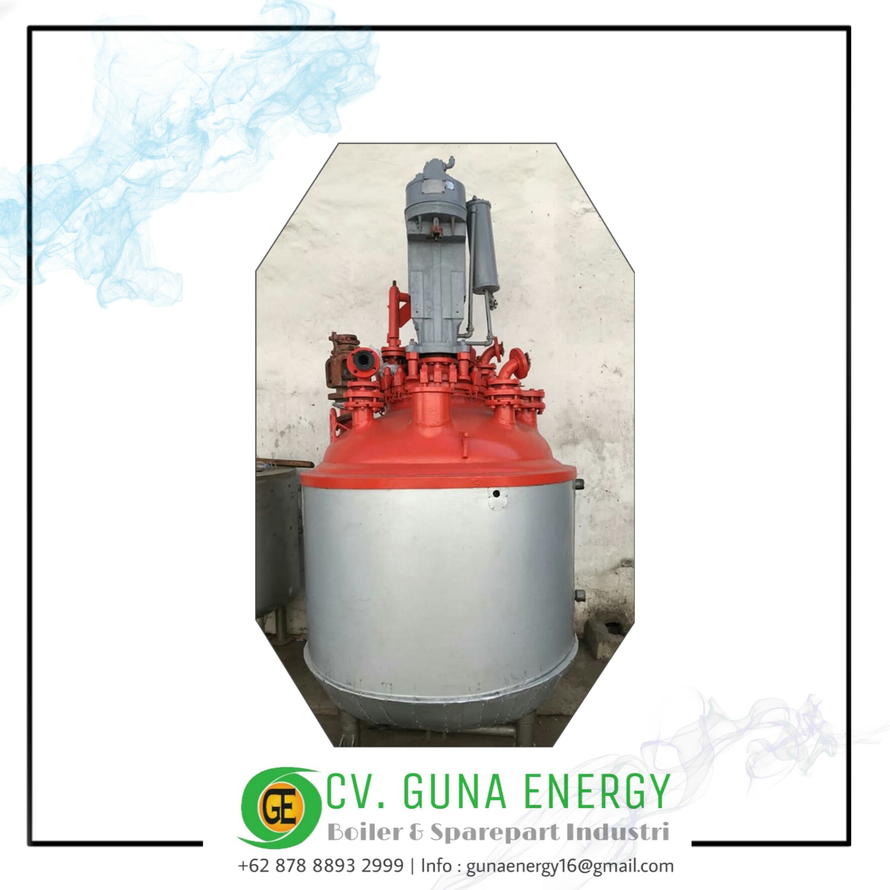 Jual Chemical vortex mixer Reactor Bahan Keramik Kapasitas 1500 L oleh ...