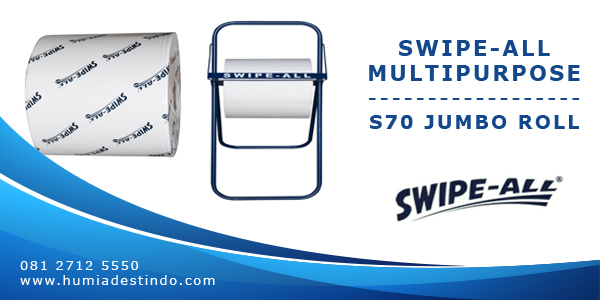 Jual SWIPE-ALL S70 JUMBO ROLL - MULTIPURPOSE WIPERS oleh CV. Humia Destindo