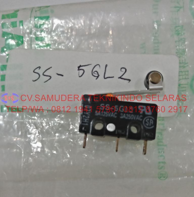 Jual MICRO LIMIT SWITCH 5A, 220VAC SS-5GL2 oleh CV. SAMUDERA TEKNIKINDO SELARAS