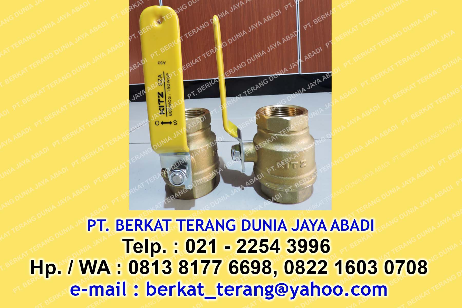 Jual Ball Valve size 1,5 inch Full Bore Brass type 600WOG Fig SZA merk ...