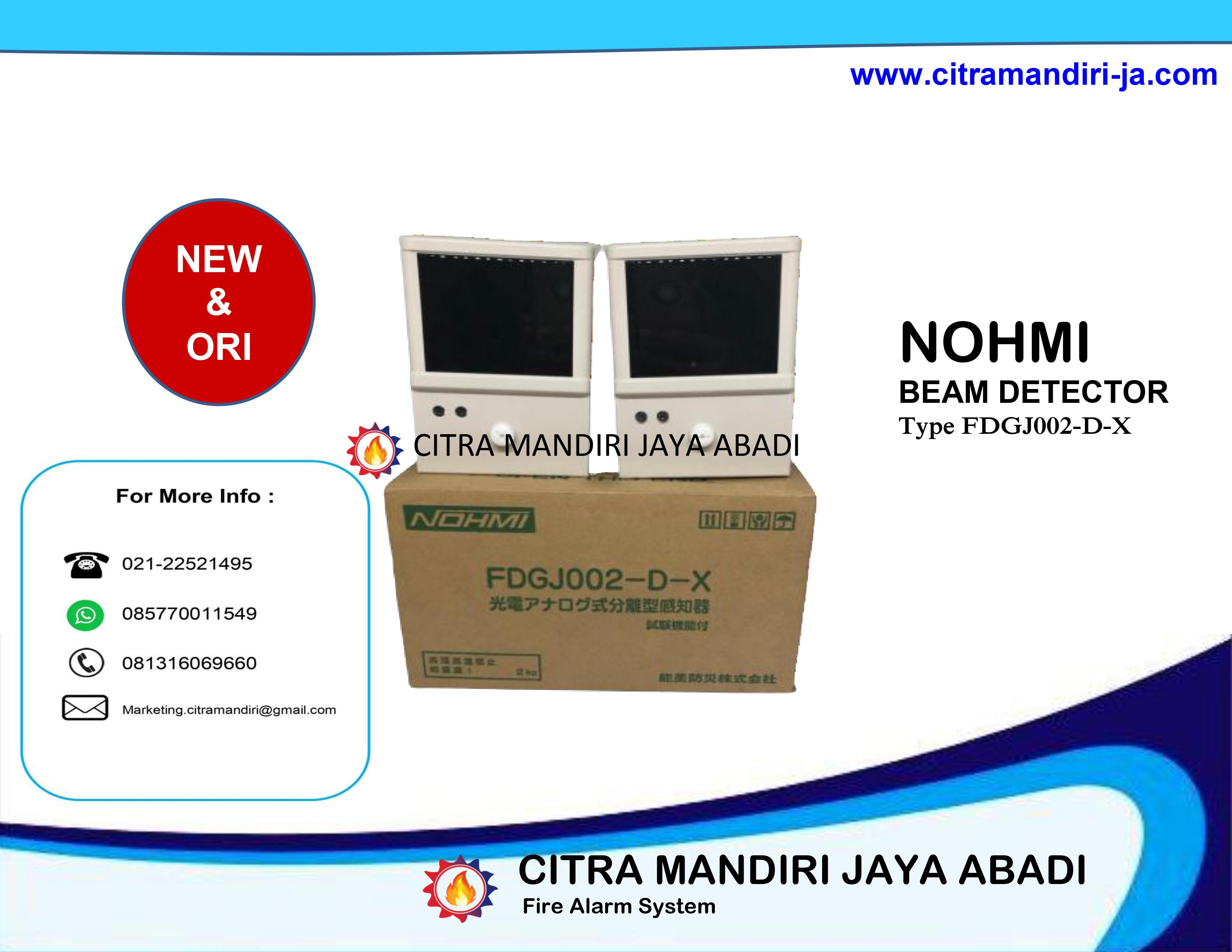 Jual Beam Detector Nohmi type FDGJ002-D-X Alarm Kebakaran oleh CITRA ...