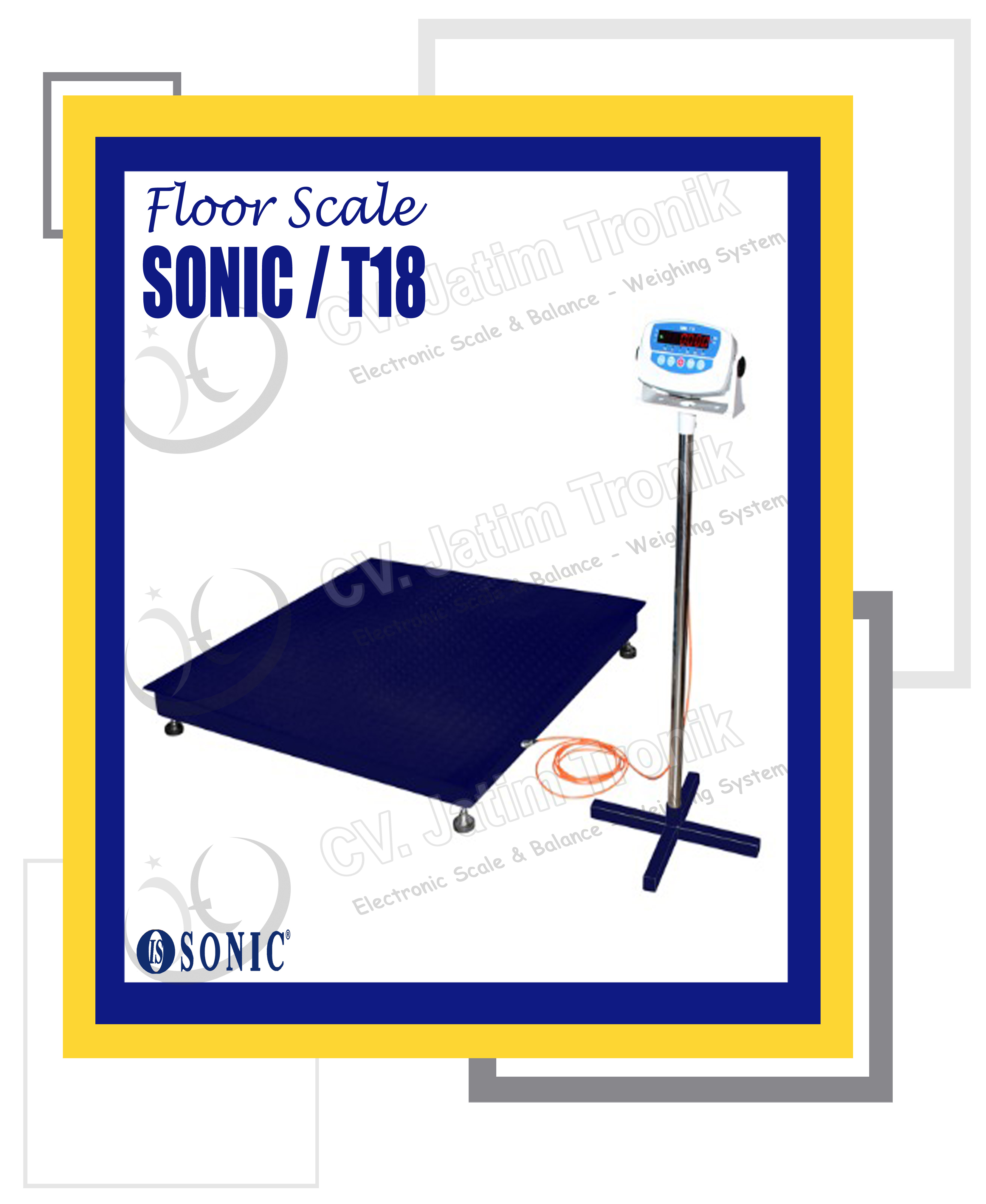 Jual TIMBANGAN LANTAI SONIC T18 oleh CV. JATIM TRONIK - Surabaya - Jawa ...
