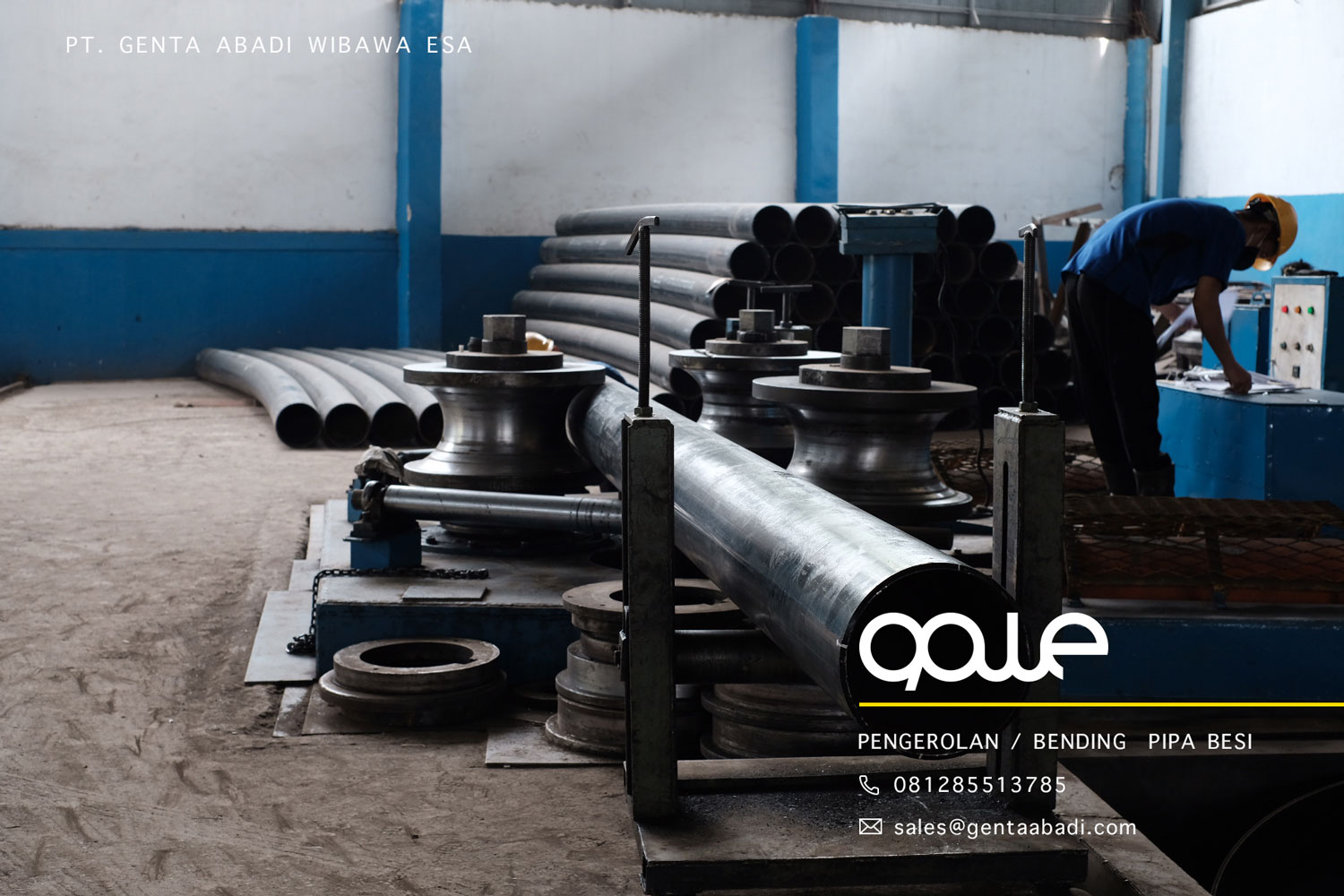jasa bending pipa, roll pipa, pengerolan pipa, fabrikasi pipa oleh PT ...