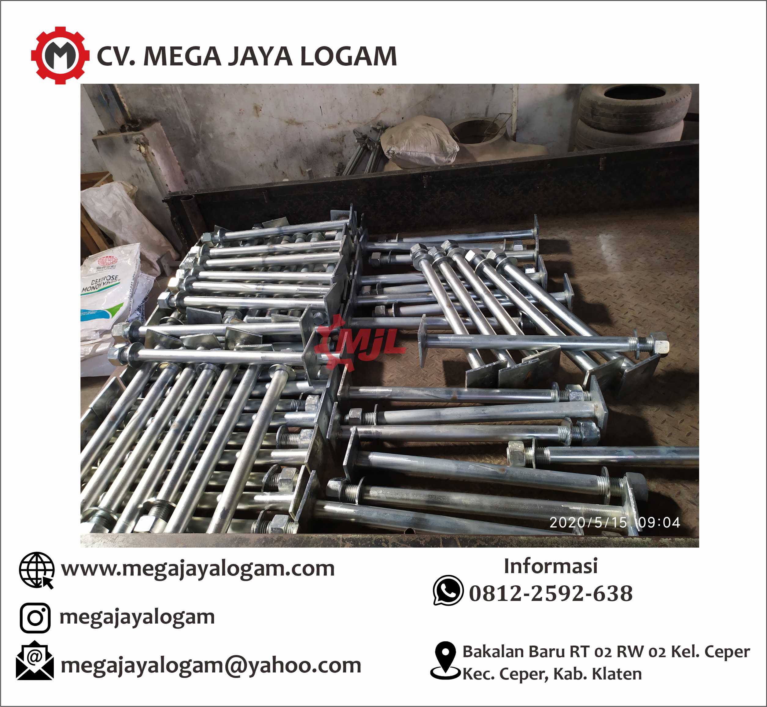 Jual ANCHOR BAJA BESI oleh PT. Mega Jaya Logam