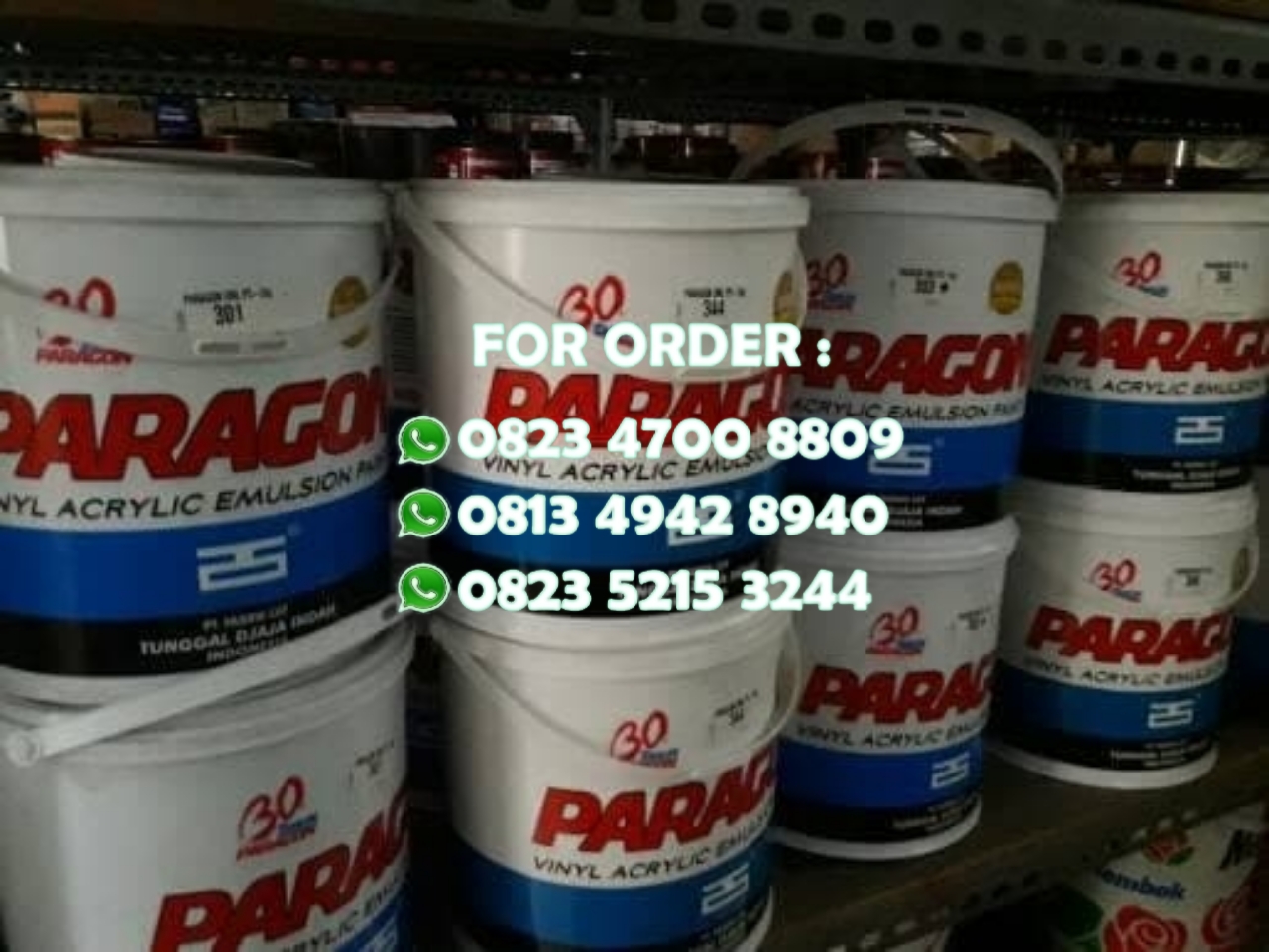 Jual CAT PARAGON PLAMIR TEMBOK 20 KG oleh PT. Kaltim Jaya Makmur