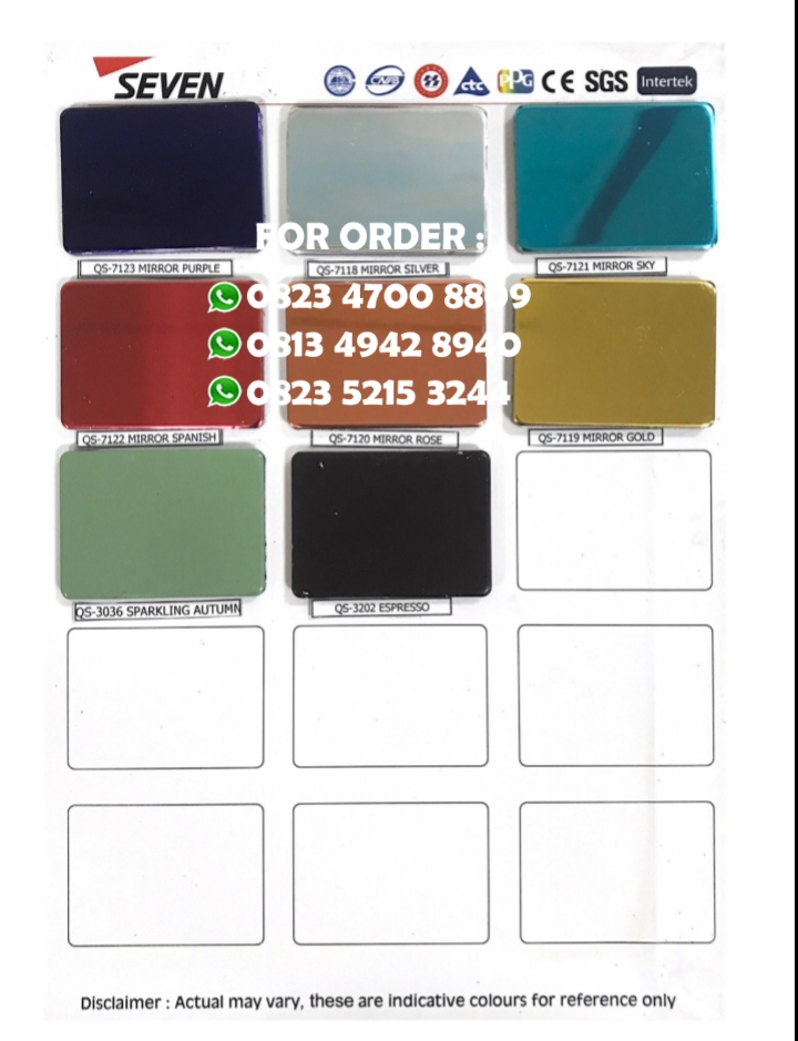 Jual ACP SEVEN QS-7015 GREY RAL oleh PT. Kaltim Jaya Makmur