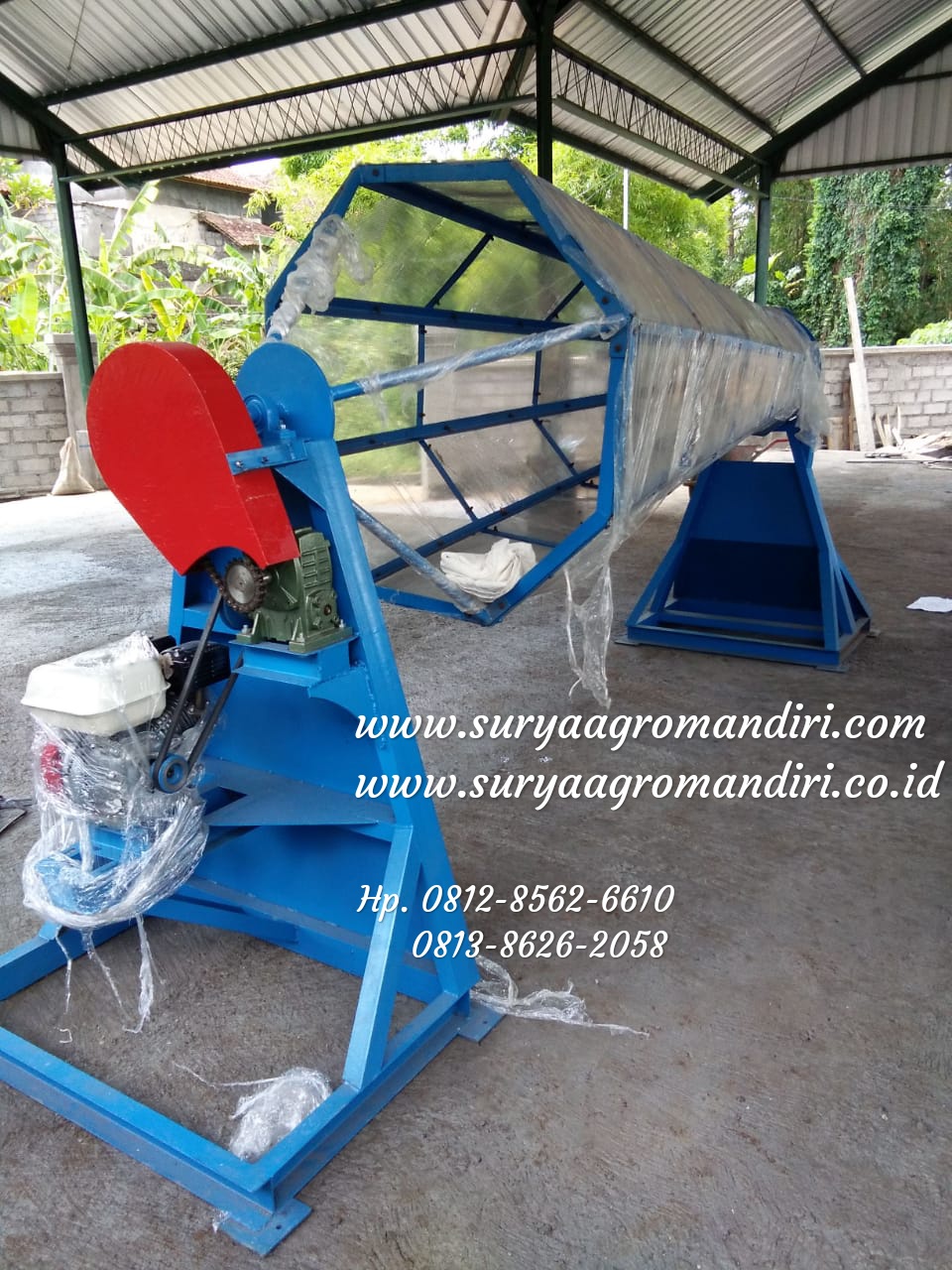 Jual Mesin Pengayak Pupuk Kompos Merk SAM oleh PT. Surya Agro Mandiri