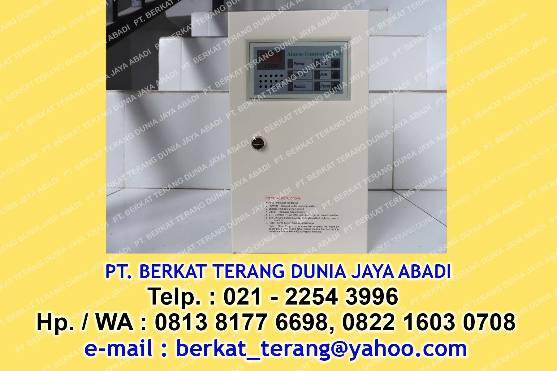 Jual MCFA KAP 1 ZONE type AH 00212 merk HoringLih oleh PT. Berkat ...