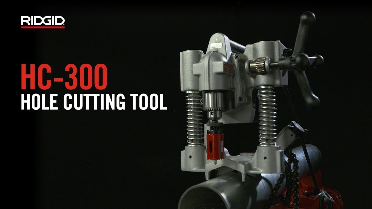 Jual Ridgid HC300 Mesin Bor Pipa Besi / Ridgid HC300 Hole Cutting Tool ...