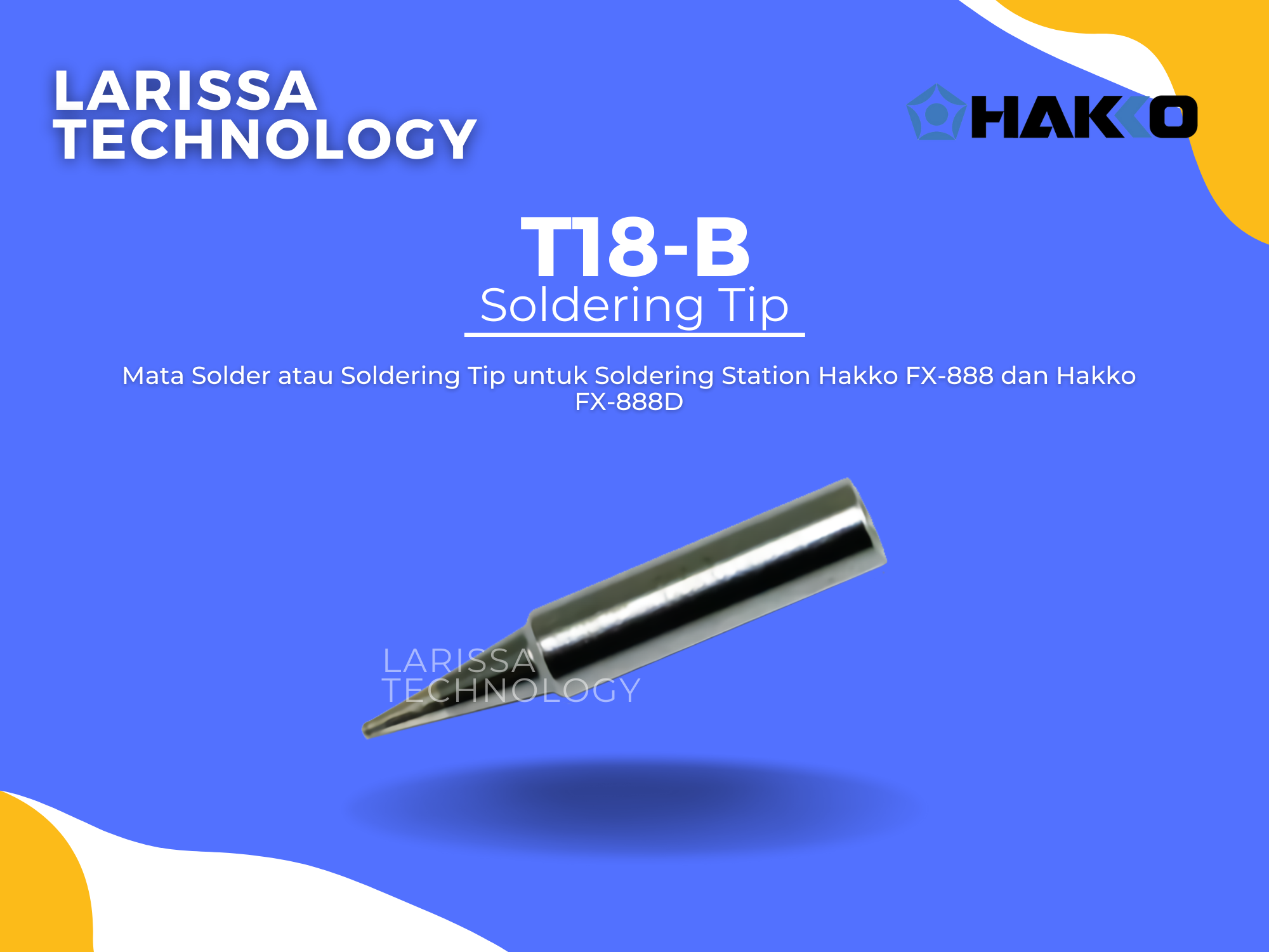 Jual HAKKO T18-B DAN T18-K SOLDERING TIP MATA SOLDER oleh LARISSA ...