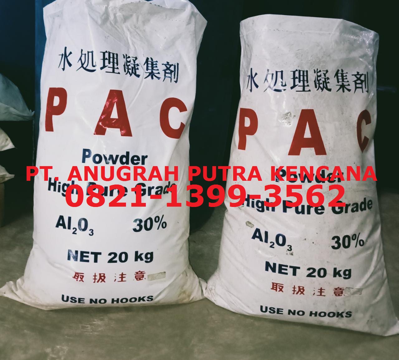 Jual PAC JEPANG / Poly Aluminium Chloride JEPANG oleh PT. ANUGRAH PUTRA ...