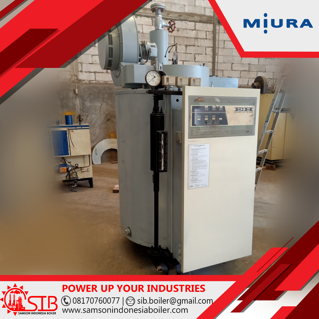 Jual STEAM BOILER MIURA 1 TON SECOND-HANDED oleh PT. Samson Djawa Perkasa
