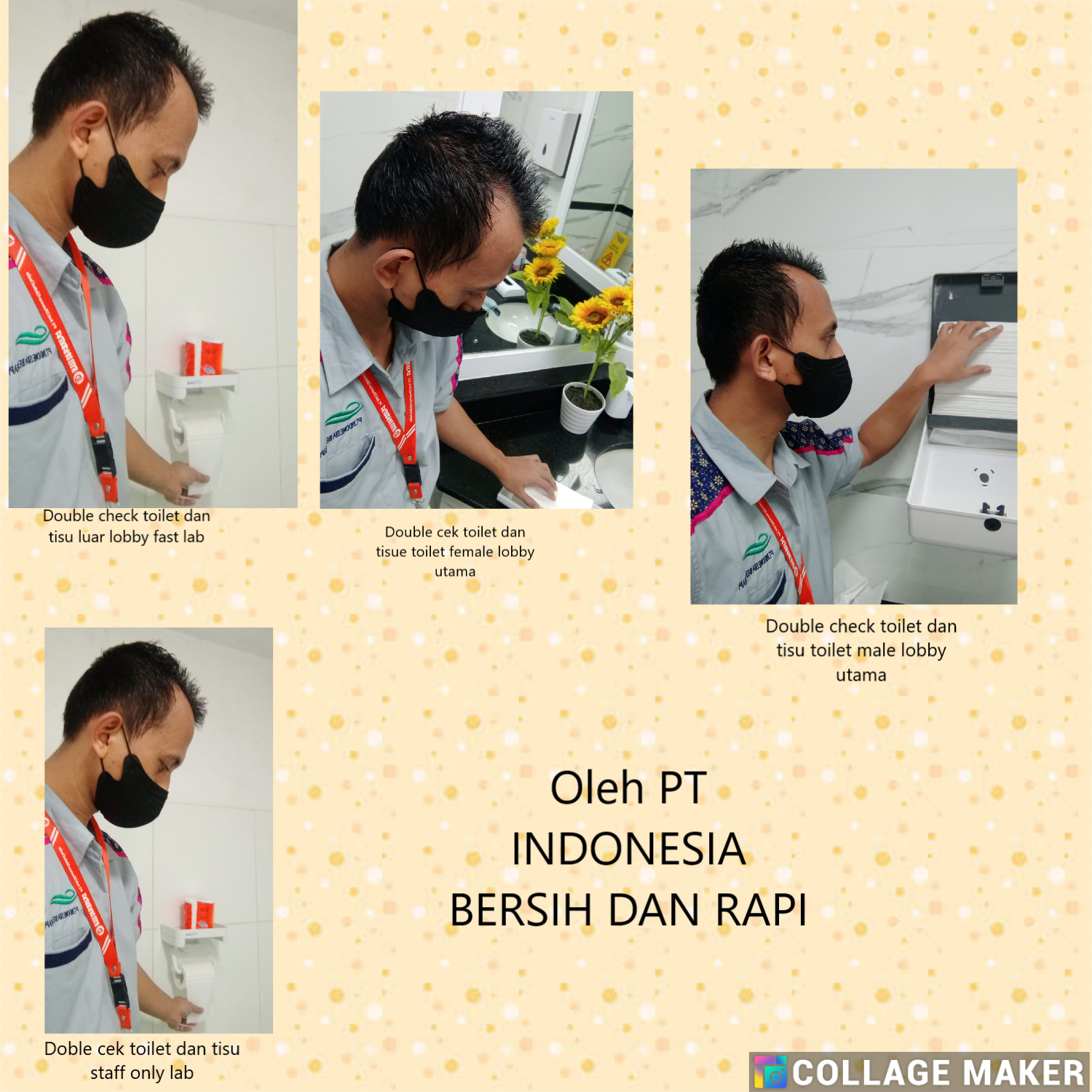 Jual Office Boy/Girl doble cek tisu ruangan Fashlab klinik ...