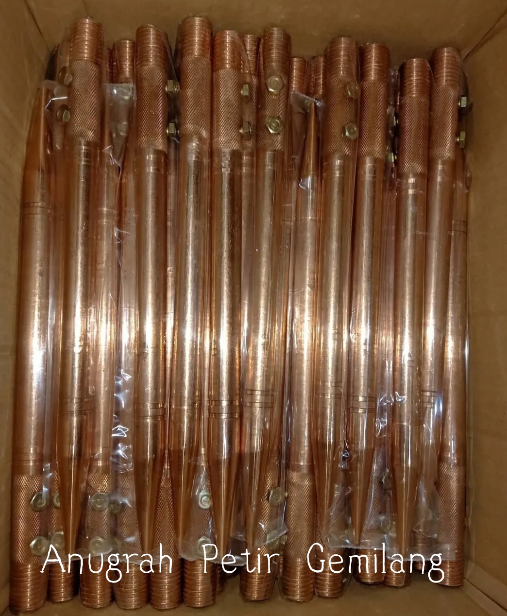 Jual Penangkal Petir Splitzen Full Tembaga oleh Anugrah Petir Gemilang