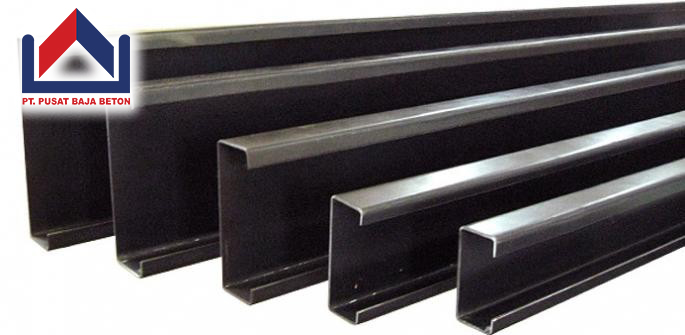 Jual BESI CNP 150 / CANAL C 150 50X20X 2,3 MM oleh Pusat Baja Beton