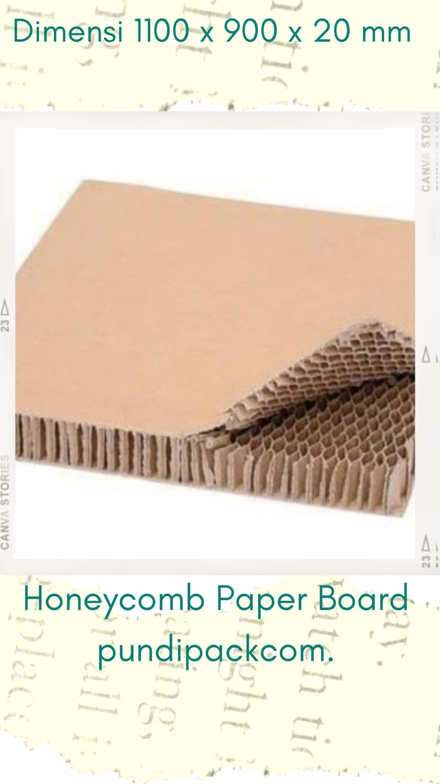 Jual Honeycomb Paper oleh PT. Pundi Nasutra Selaras
