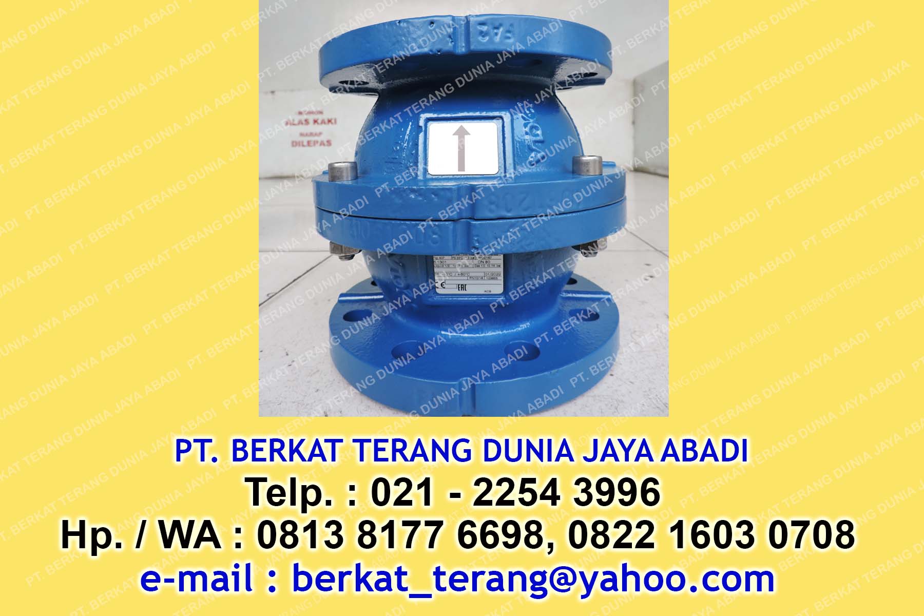 Jual Check Valve Anti Water Hammer 3 inch PN16 type 407 SOCLA oleh PT ...