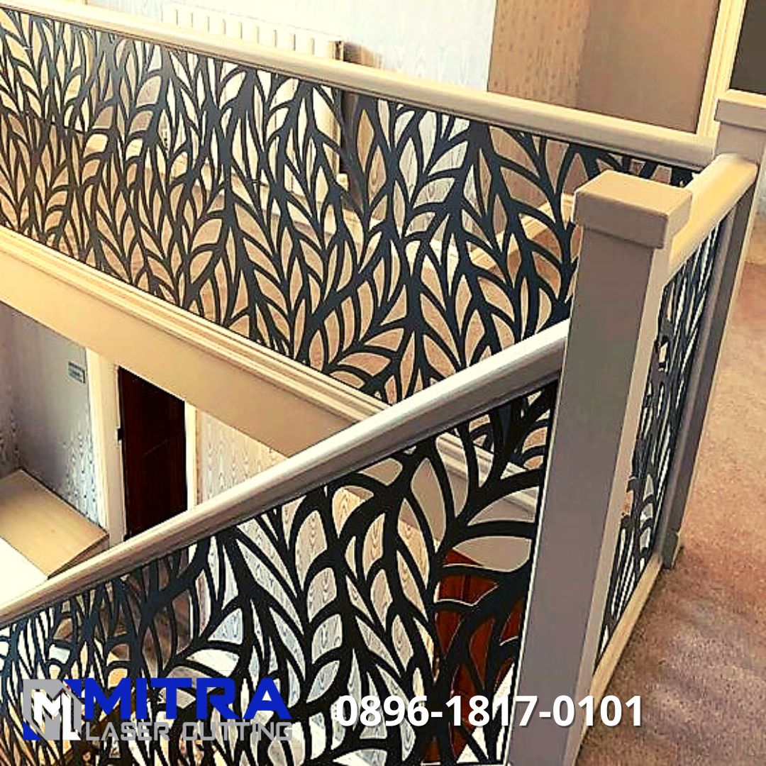 Jasa pembuatan Railing Plat Besi Laser Cutting oleh Mitra Laser Cutting