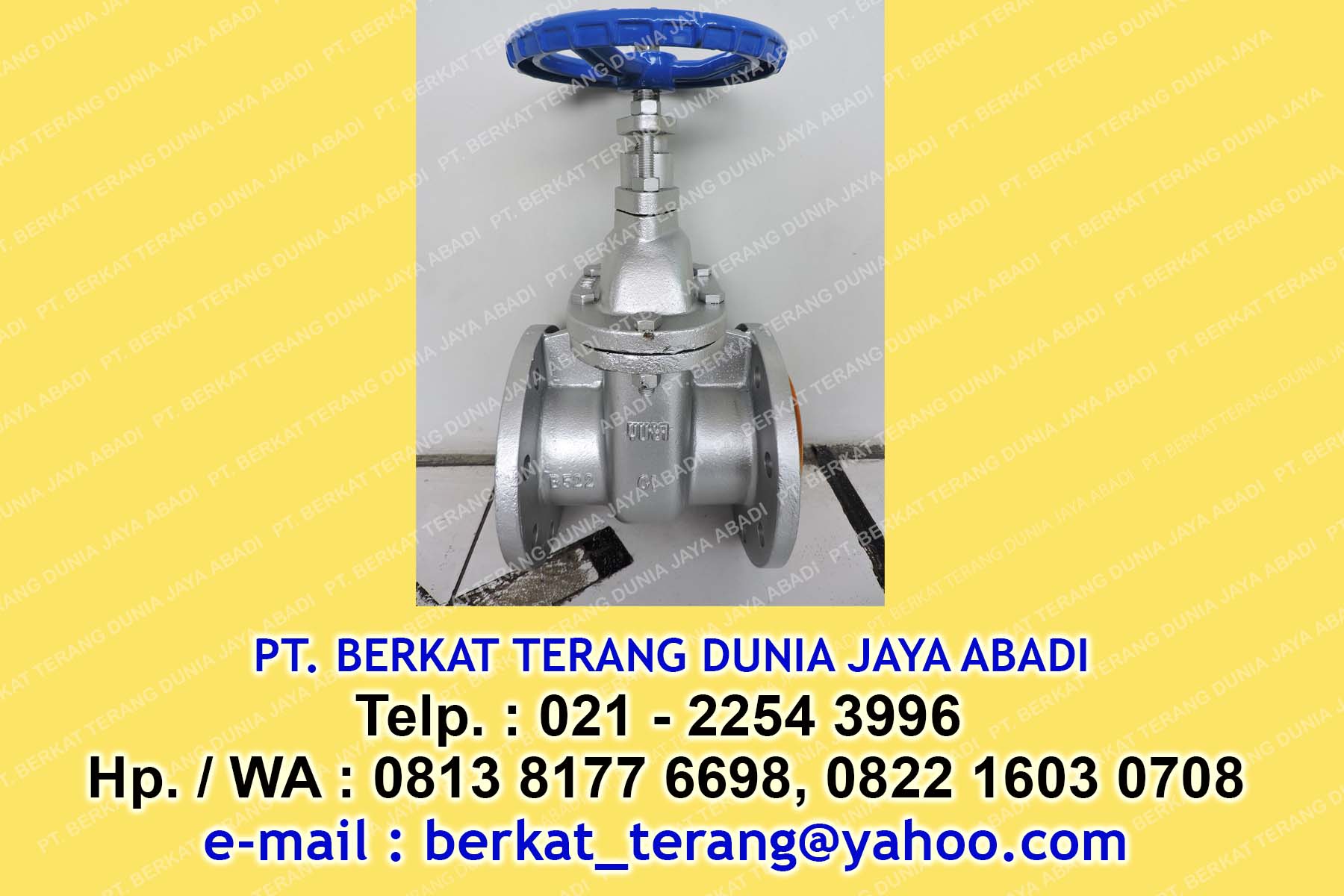Jual Gate Valve size 4 inch Flange PN16 Cast Iron type N16 CGC merk ...