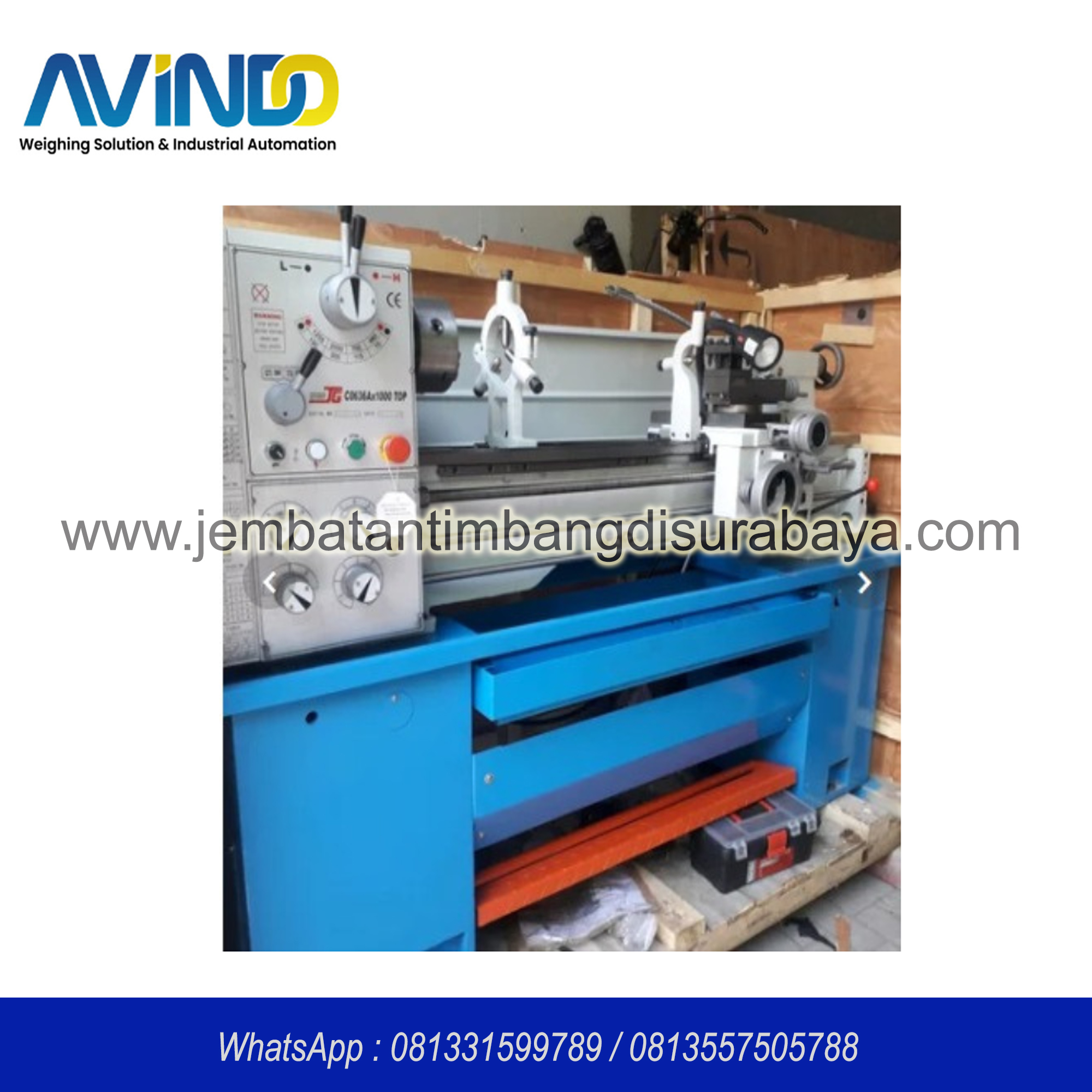 Jual Mesin Bubut Type CO 636 NX 1000 oleh CV. Avodamitra Indotech