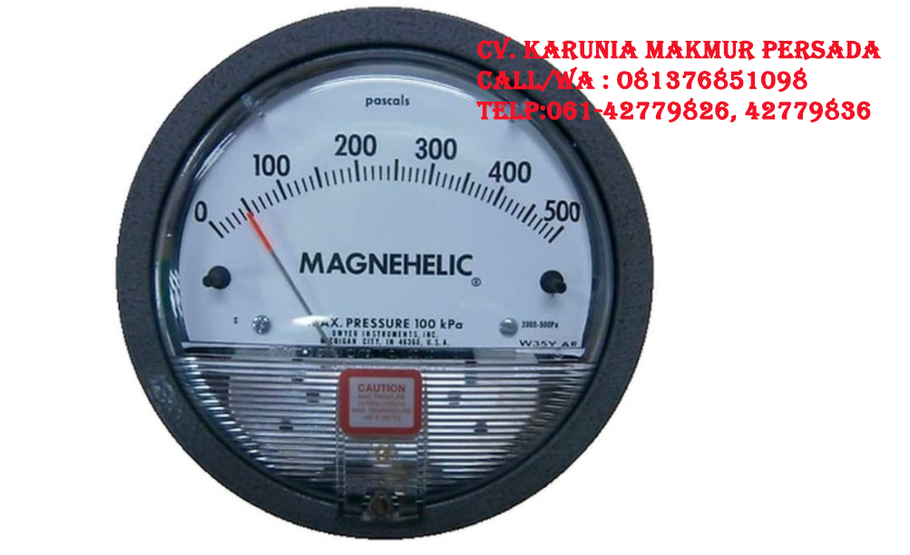 Jual DWYER Magnehelic 500 pascal Pressure Gauge oleh CV. Karunia Makmur ...