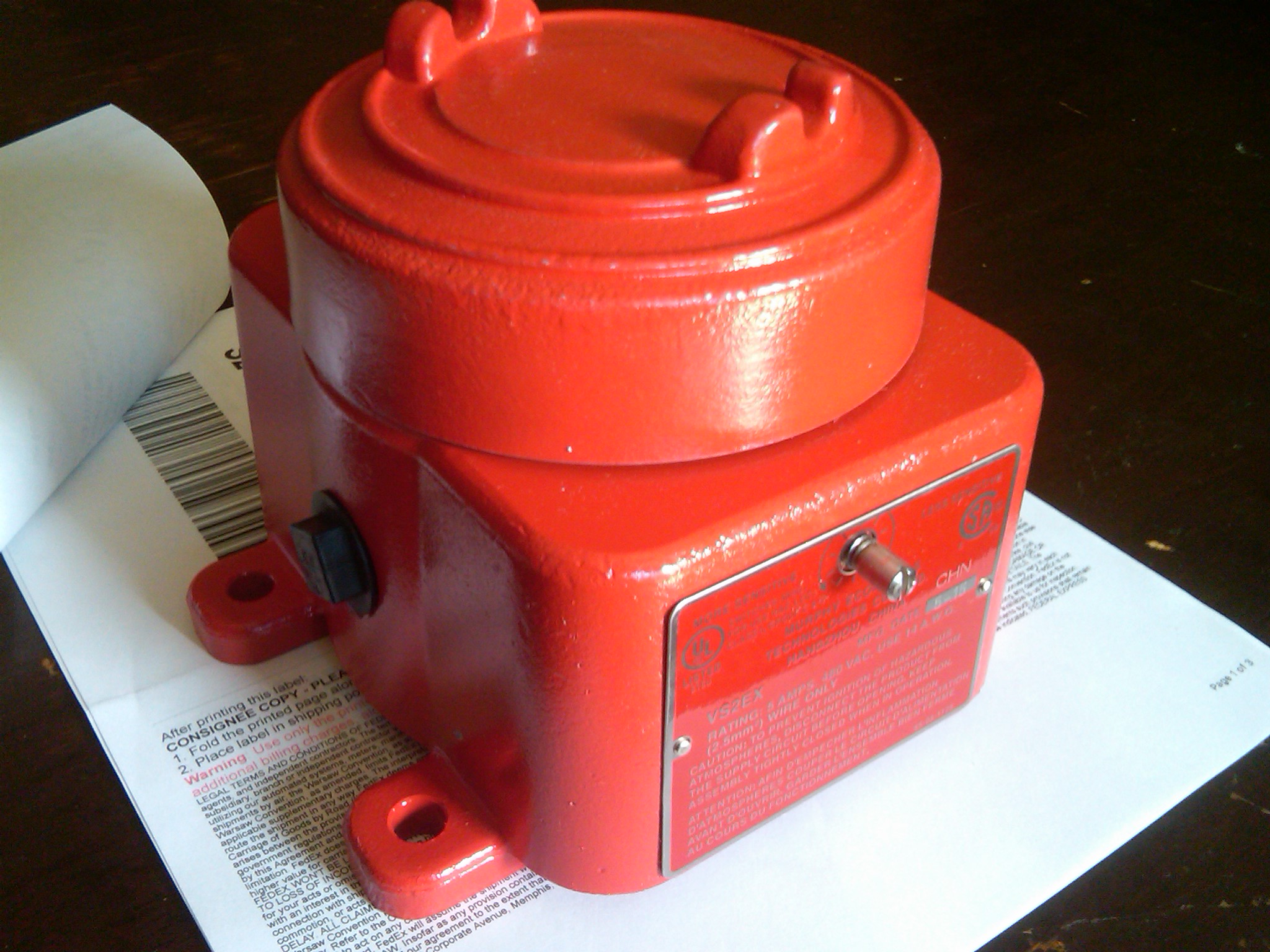 Jual MURPHY VS2EX (20700049): EXPLOSION-PROOF SHOCK & VIBRATION SWITCH ...