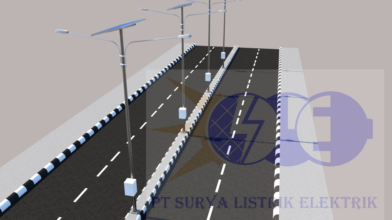 Jual PJUTS Penerangan Jalan Umum Solar Panel atau Lampu Jalan Tenaga Surya oleh PT. SURYA ...