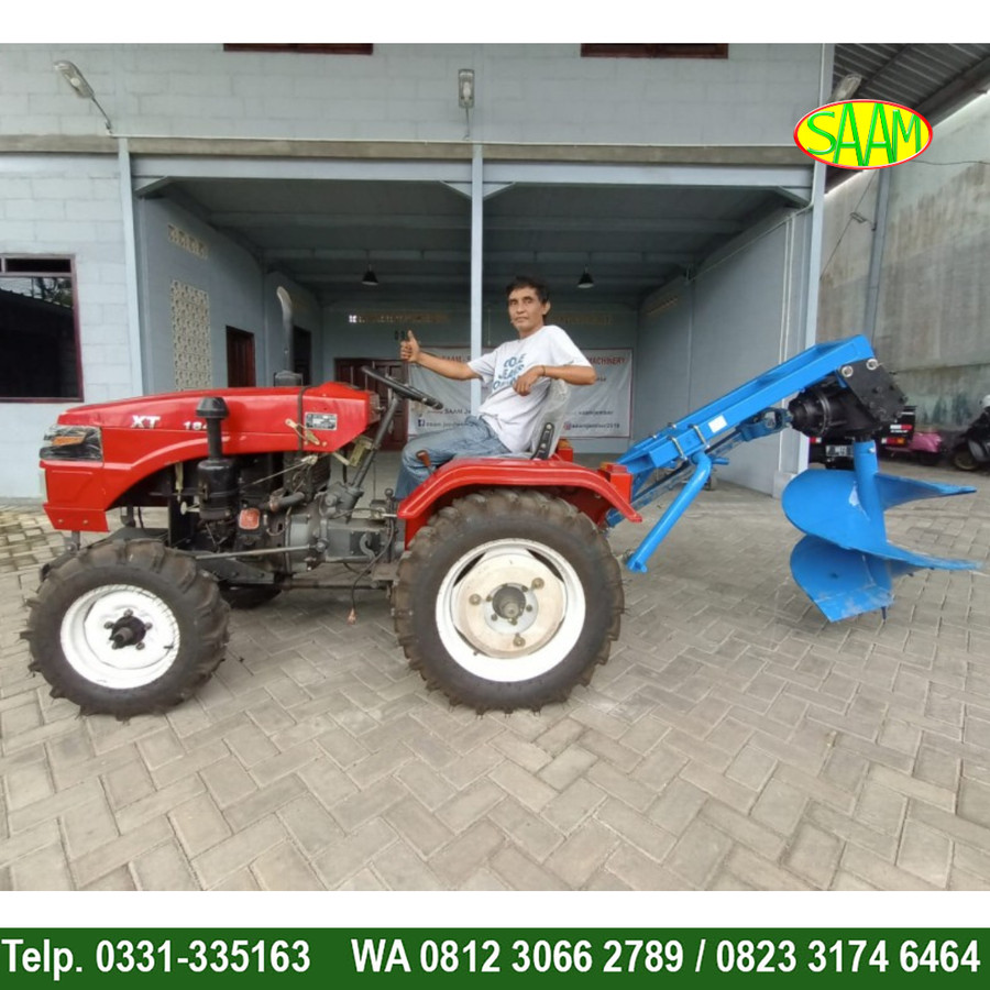 Jual Alat Mesin Bor Tanah Traktor untuk Pembuat Lubang Tanam Pohon Dia ...
