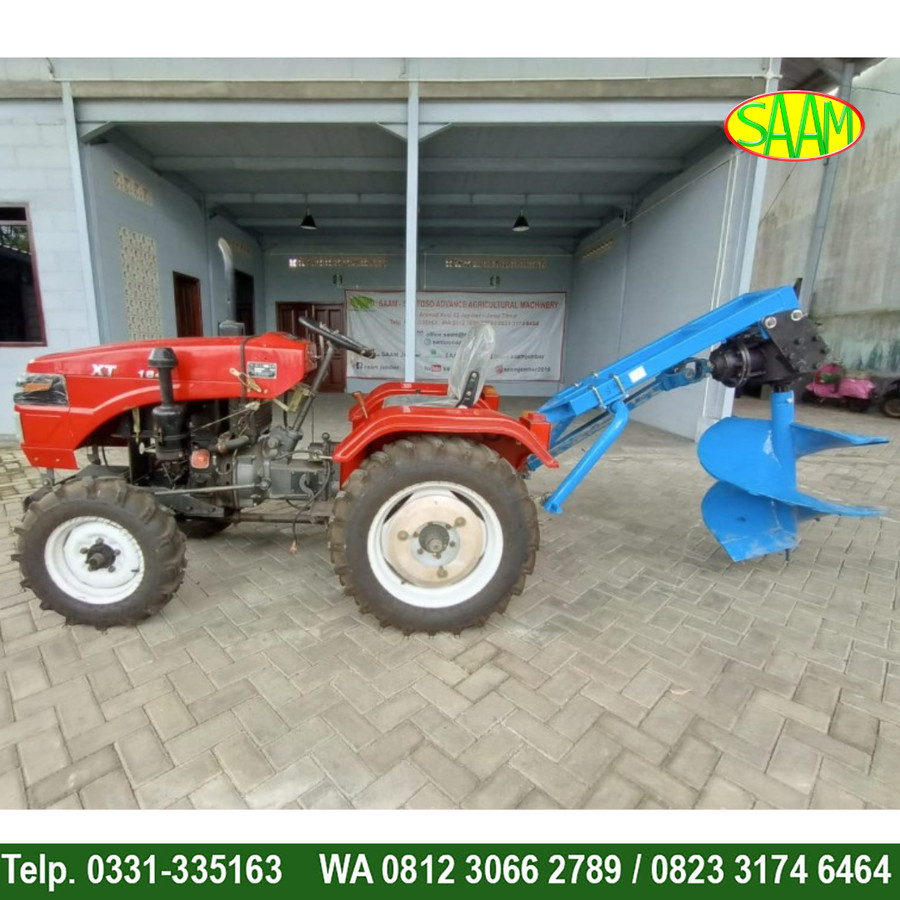 Jual Alat Mesin Bor Tanah Traktor untuk Pembuat Lubang Tanam Pohon Dia ...
