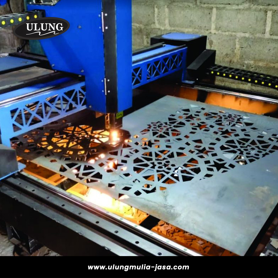 Jasa Laser Cutting Plat Besi oleh PT. Ulung Mulia Artha