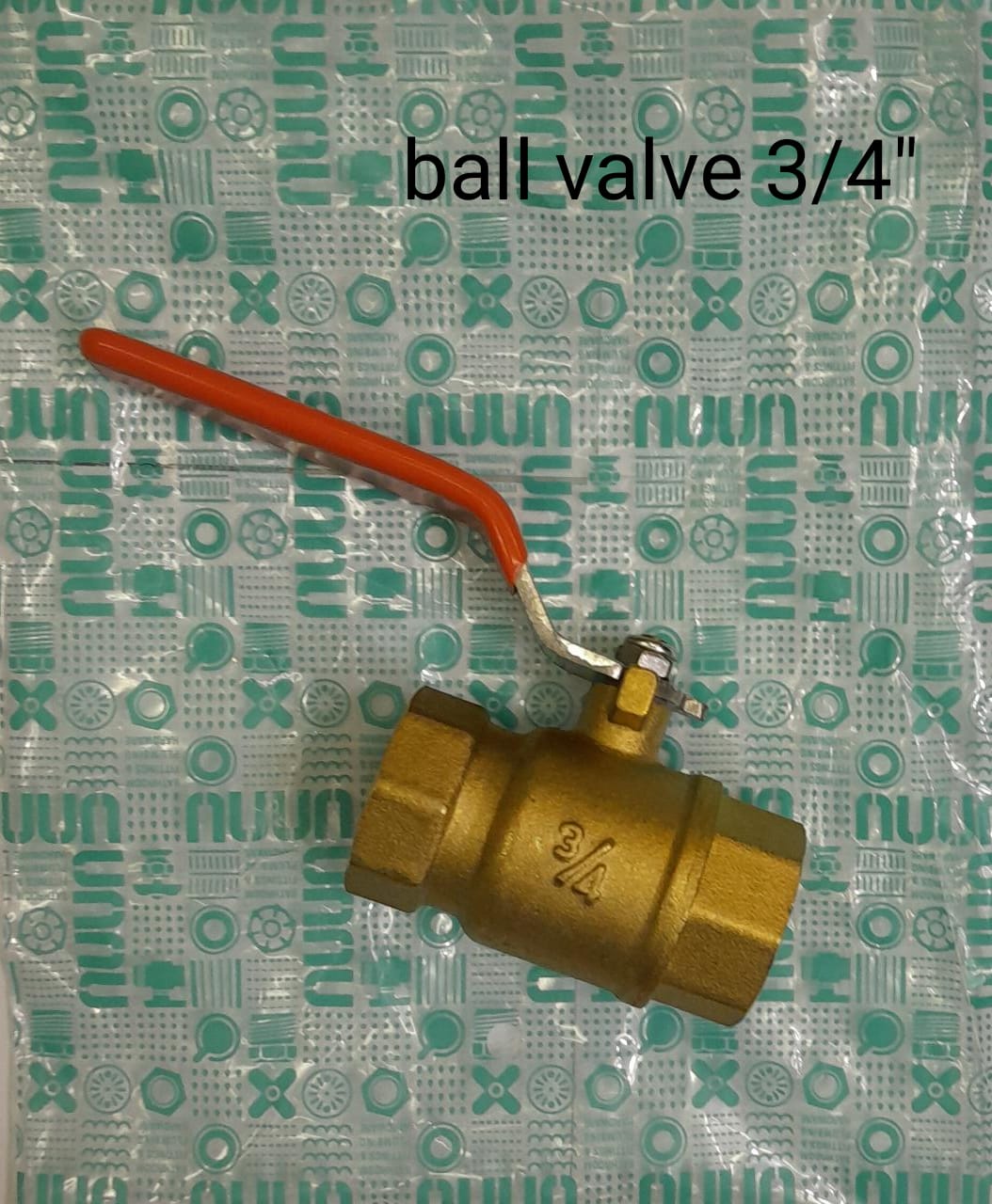 Jual Ball Valve / Stop Kran Bahan Kuningan / Brass 3/4 inch merk Unnu ...