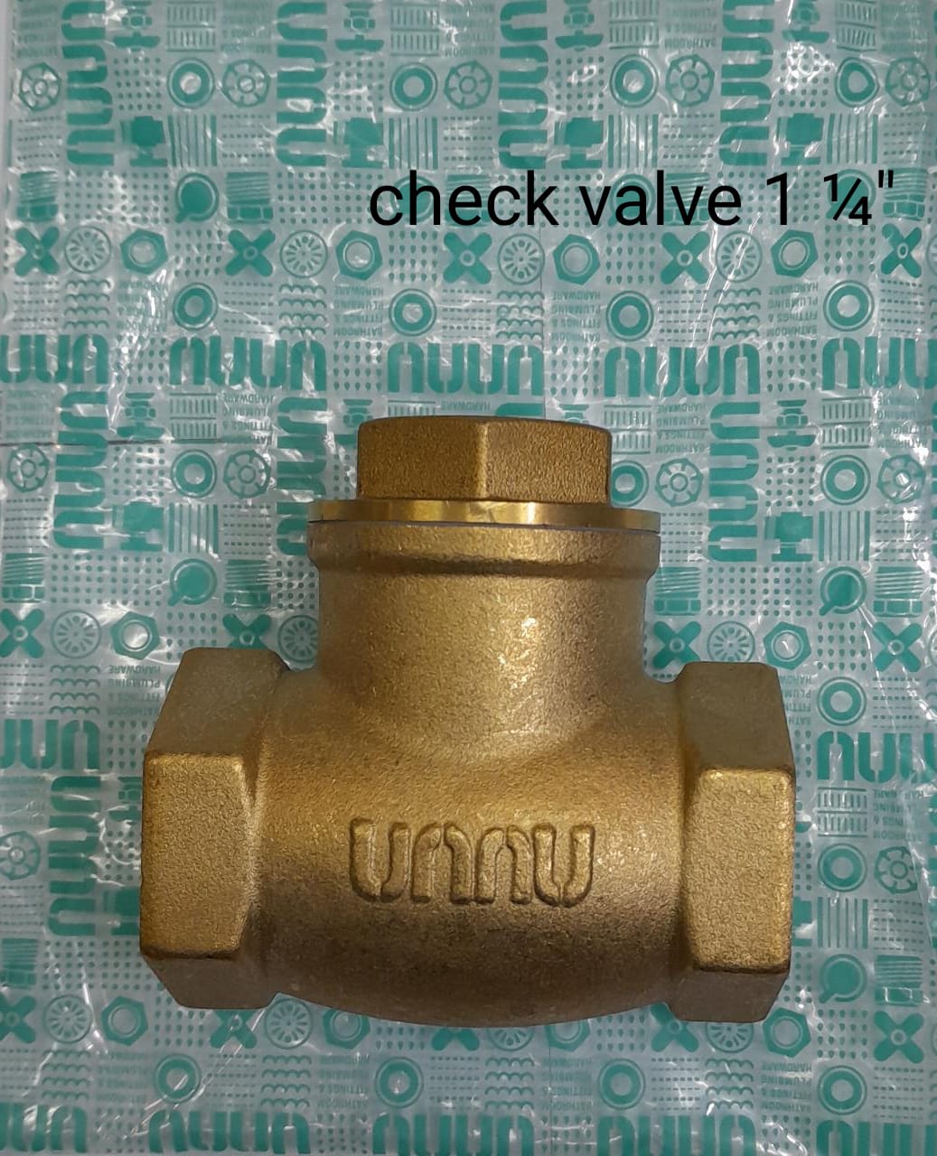 Jual Check Valve / Stop Kran Bahan Kuningan / Brass 1 1/4 inch merk ...