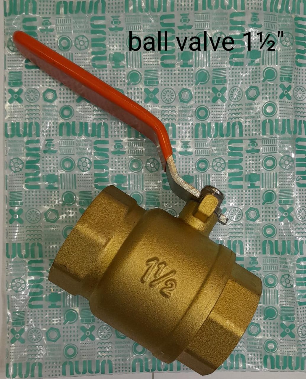 Jual Ball Valve / Stop Kran Bahan Kuningan / Brass 1 1/2 inch merk Unnu ...