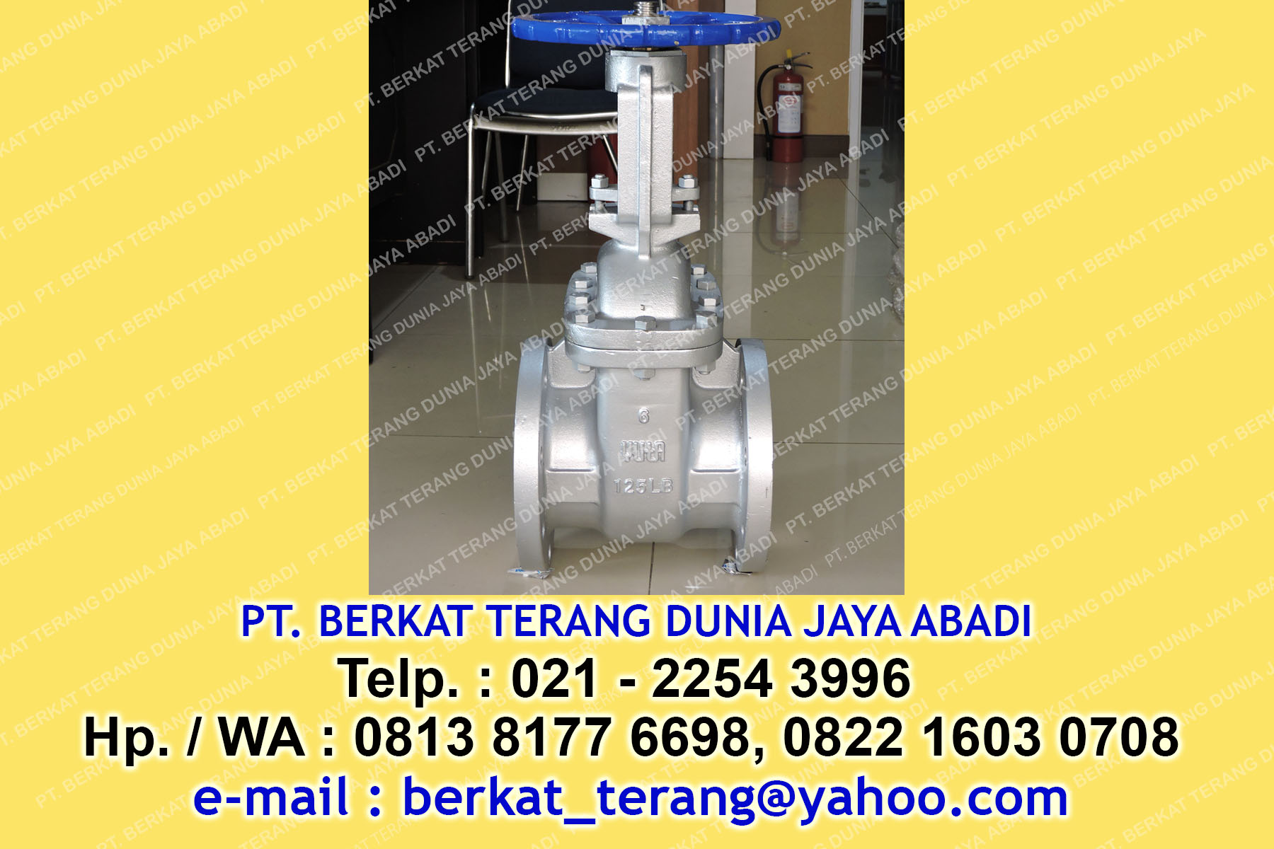 Jual Gate Valve size 6 inch class 125 ansi 150 CG Yuta oleh PT. Berkat ...