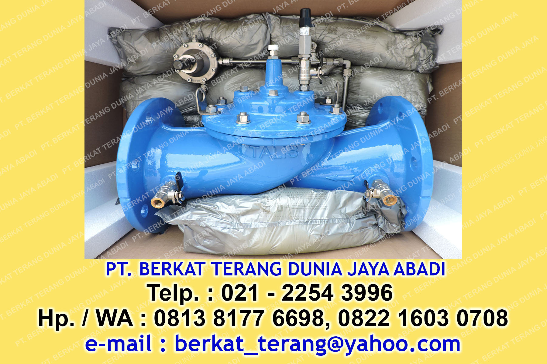 Jual Pressure Relief Valve size 6 inch PN16 type K121 merk Bayard oleh ...