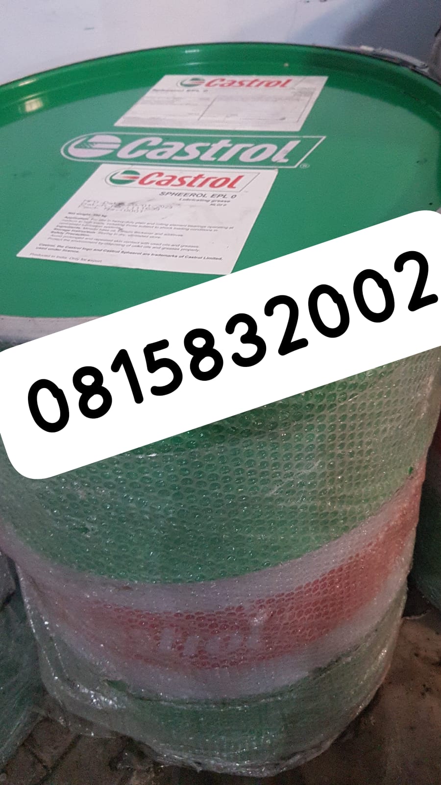 Jual Grease Castrol Spheerol EPL 0 oleh CV. Empat Sinergi Bersama