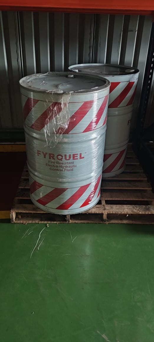 Jual Oli Fyrquel EHC ( Electro Hydraulic Control ) Fire Resistant Fluid ...
