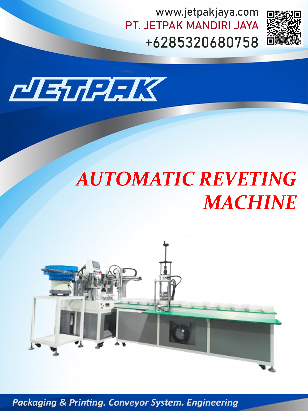 Jual Automatic Reveting machine oleh PT. Jetpak Mandiri Jaya