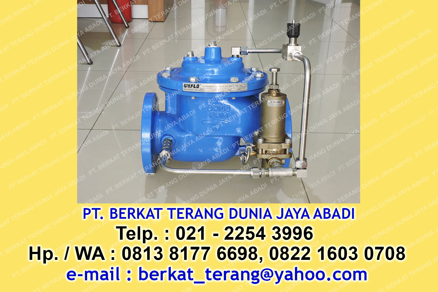 Jual Pressure Reducing Valve ( PRV ) Size 4 inch PN16 Fig.1318 Merk ...