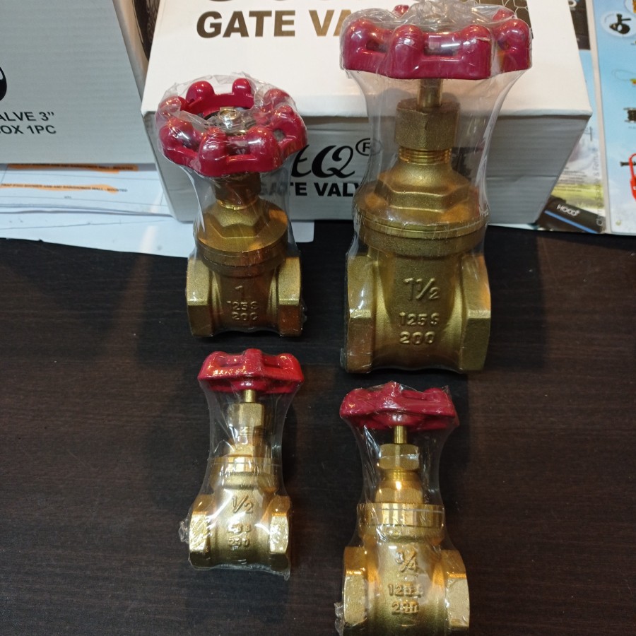 Jual Gate Valve Brass HQ uk 1/2 Inch s/d 4 Inch oleh PT. Terminal Karya ...