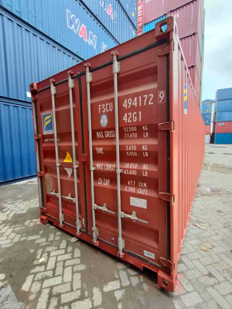 Jual Container Dry Size 40 Feet Standart Food Grade Siap Export oleh CV ...