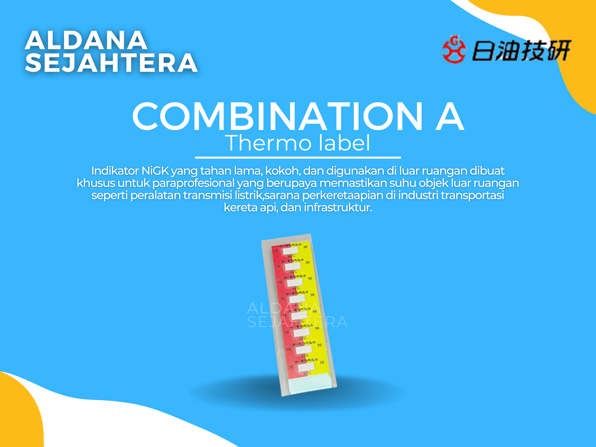 Jual THERMO LABEL COMBINATION A oleh CV. ALDANA SEJAHTERA