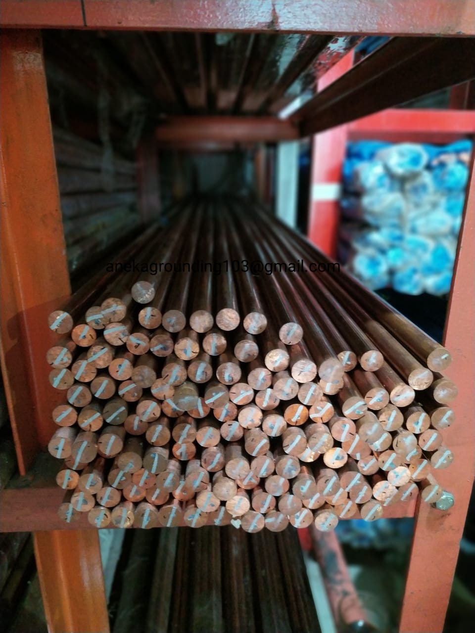 Jual Grounding ROD tembaga 16mm x 4 meter oleh Aneka Grounding