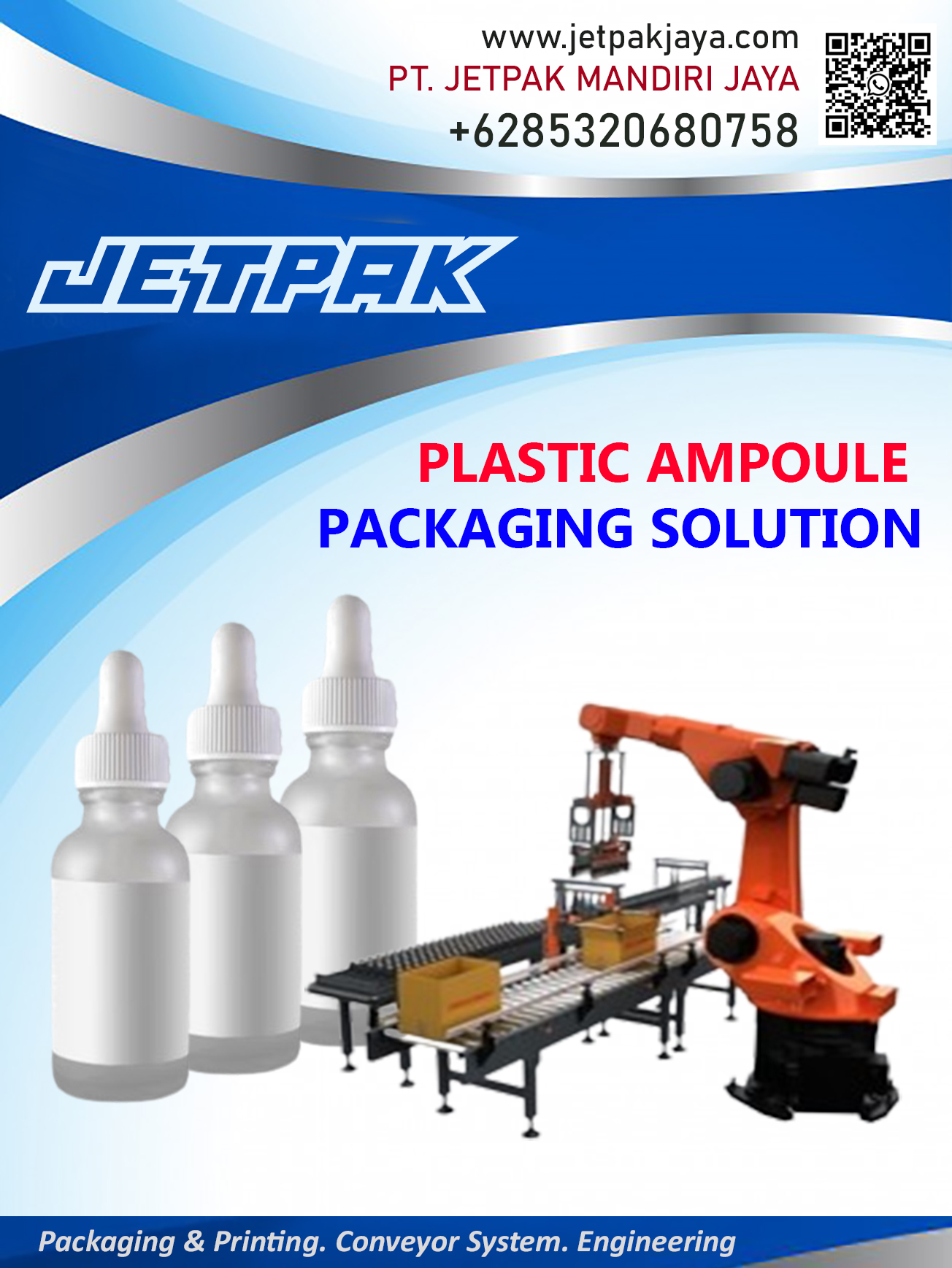 Jual Plastic Ampoule Packaging Solution oleh PT. Jetpak Mandiri Jaya