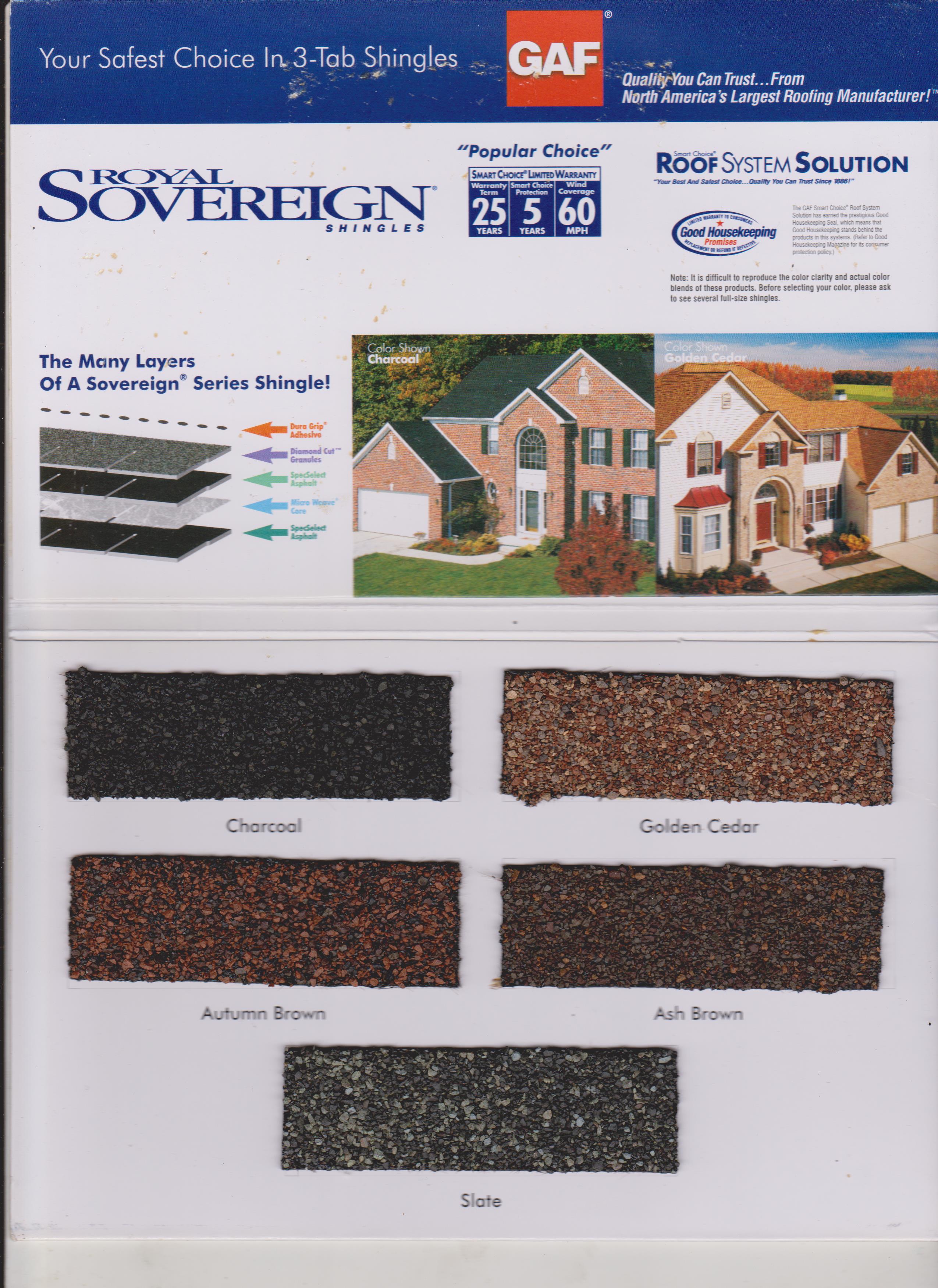 Jual Atap Bitumen GAF Royal Sovereign oleh CV. Atap Rumah Kita